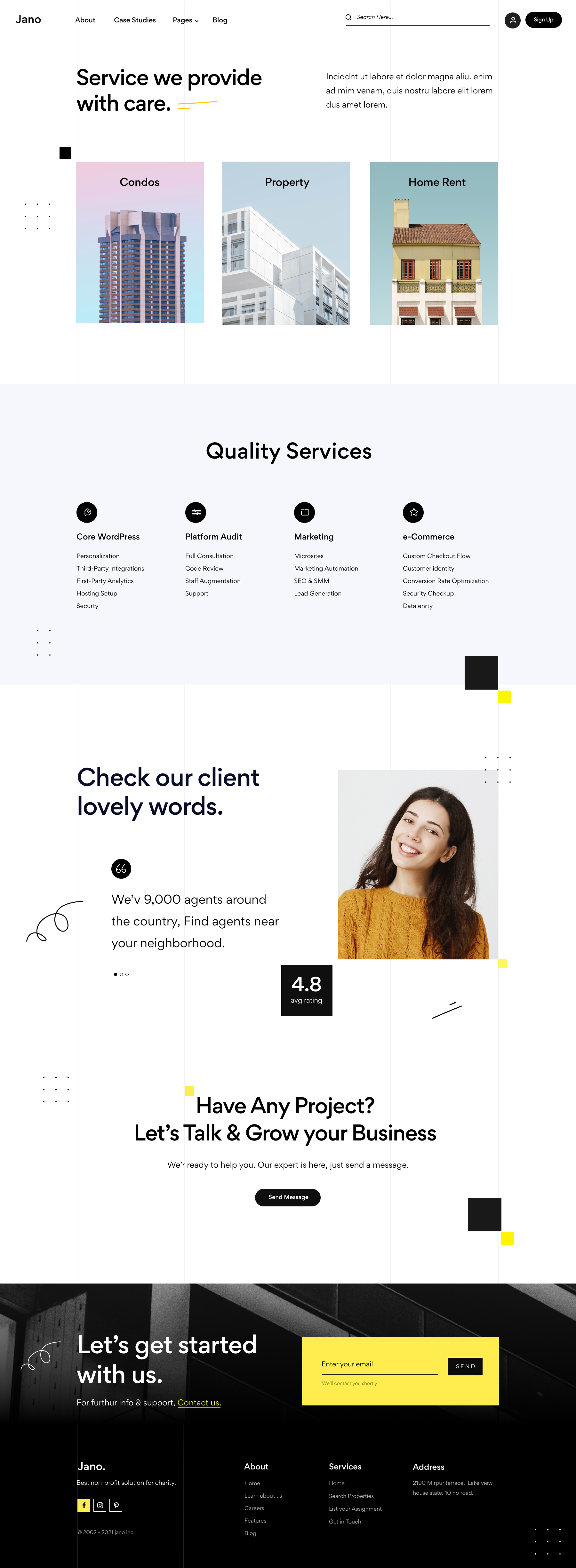 Jano - Creative Multipurpose Figma Template by Oval_Studio | ThemeForest